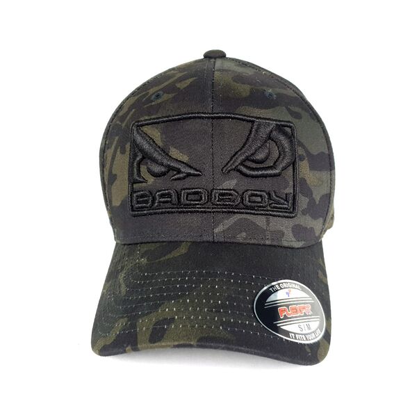 Бейсболка Bad Boy Eyes Black Camo черный/камуфляж L/XL - купить в ...